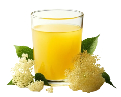 Spremuta di Fior di Sambuco e Mela Biologica
